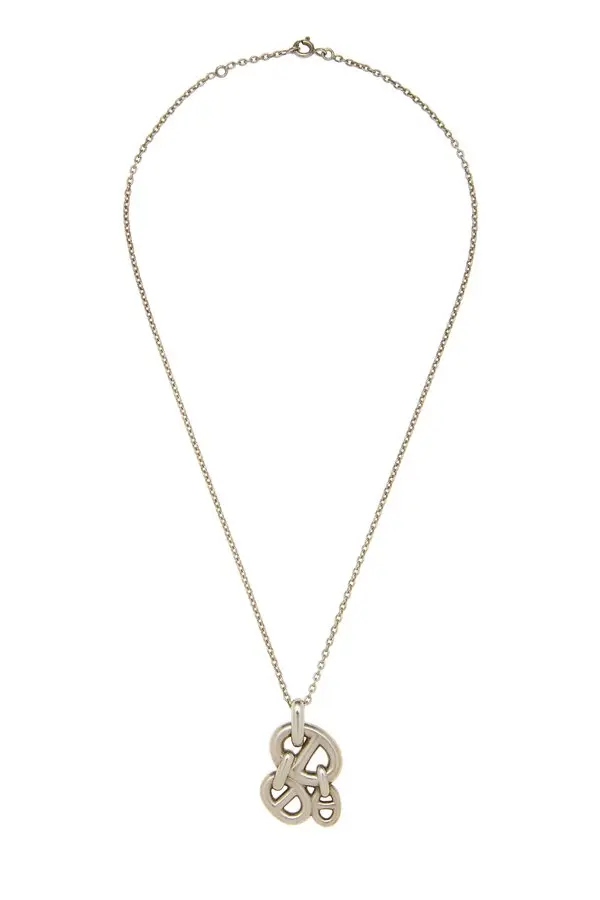 Hermès Chaine D'ancre Enchaine Pendant Necklace - Silver