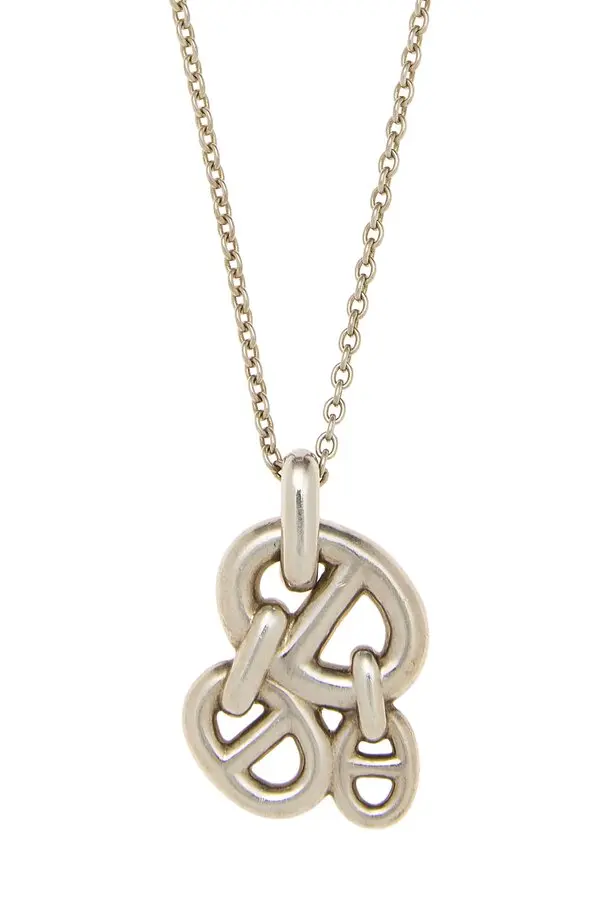 Hermès Chaine D'ancre Enchaine Pendant Necklace