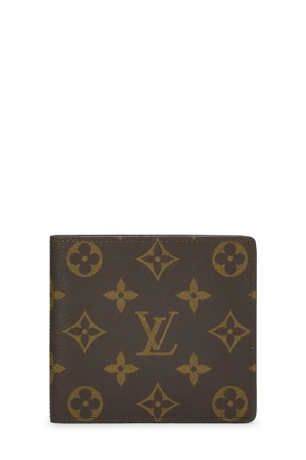 LOUIS VUITTON Monogram Canvas Porte Billets Cartes Credit - Brown