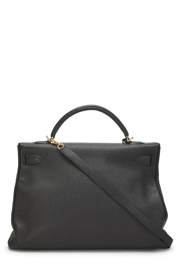 Hermès Togo Kelly Retourne 40 Handbag - Black