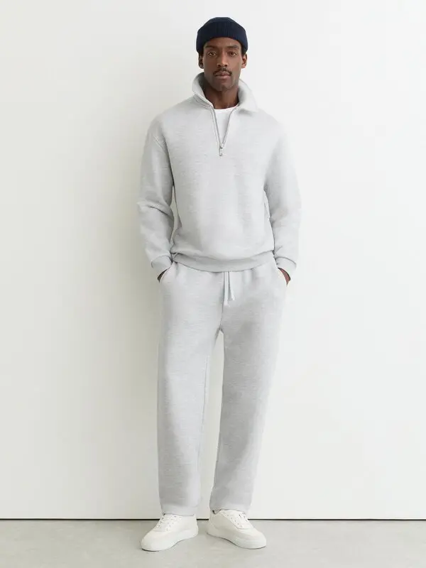 REISS Kurwin Cotton-blend Heavyweight Zip Sweatshirt