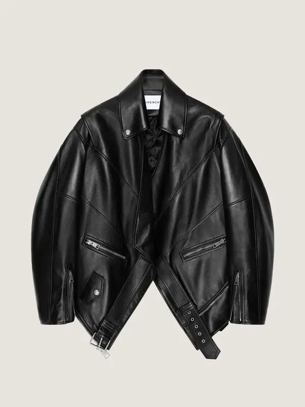 Givenchy Back-to-front Leather Biker Jacket
