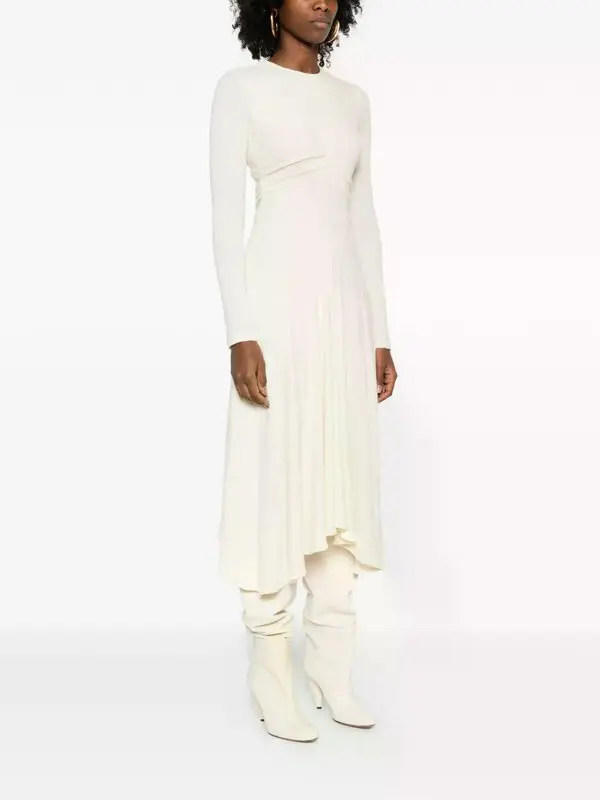 Isabel Marant Étoile Flora Ruched Midi Dress - Neutrals