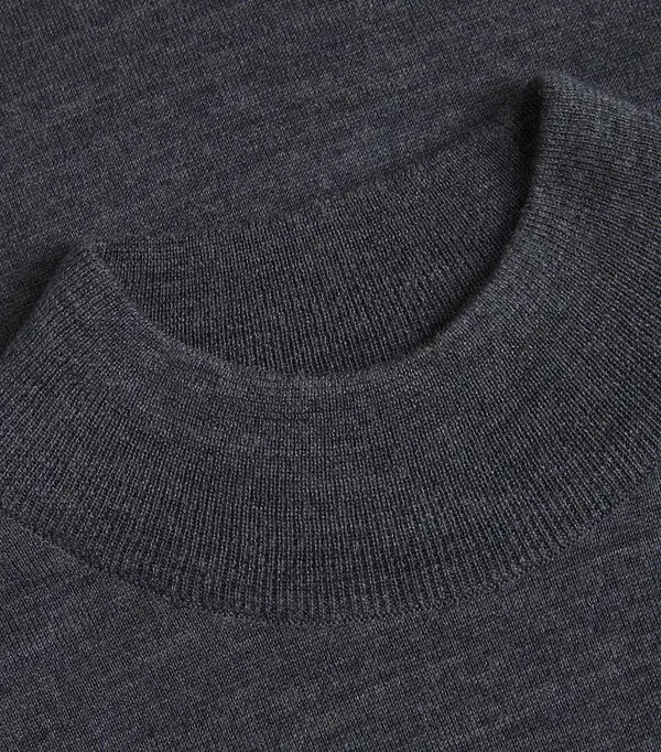 John Smedley Harcourt Merino Wool Sweater - Grey