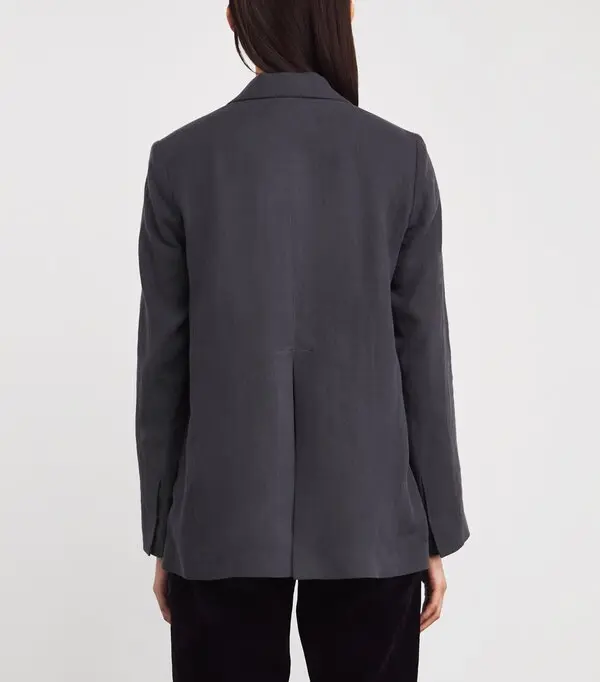 Eleventy Linen Blazer - Grey
