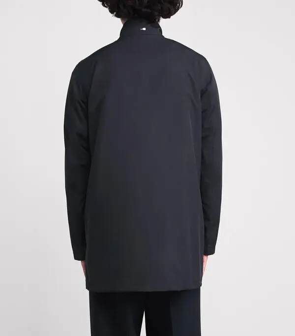 Herno Waterproof Technical Fabric Parka - Navy