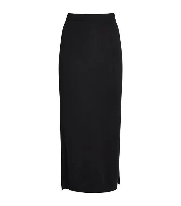 AERON Knitted Column Midi Skirt