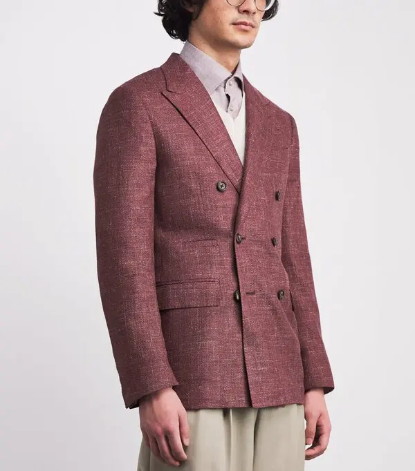 Eleventy Wool-silk-linen Blazer