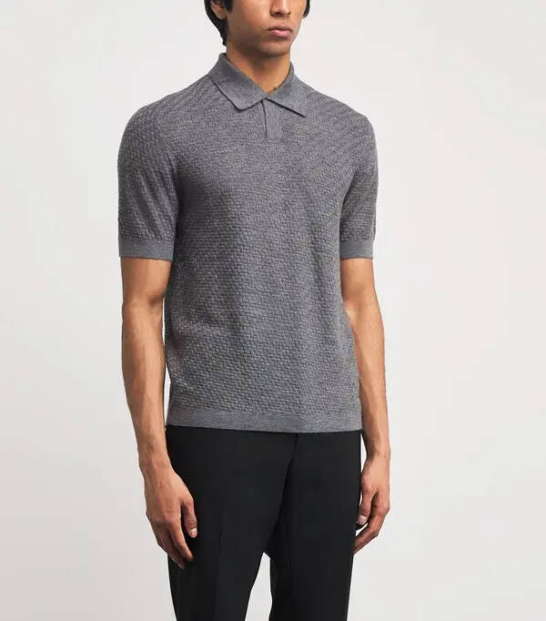 Emporio Armani Virgin Wool Polo Shirt
