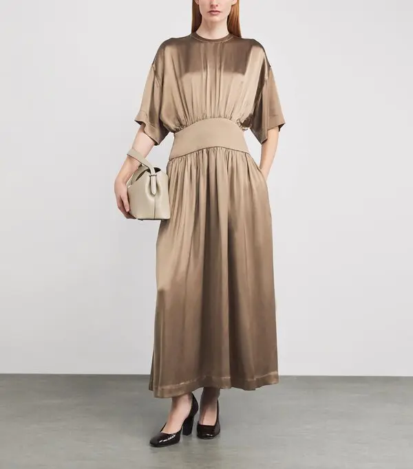 TOTEME Satin Maxi Dress