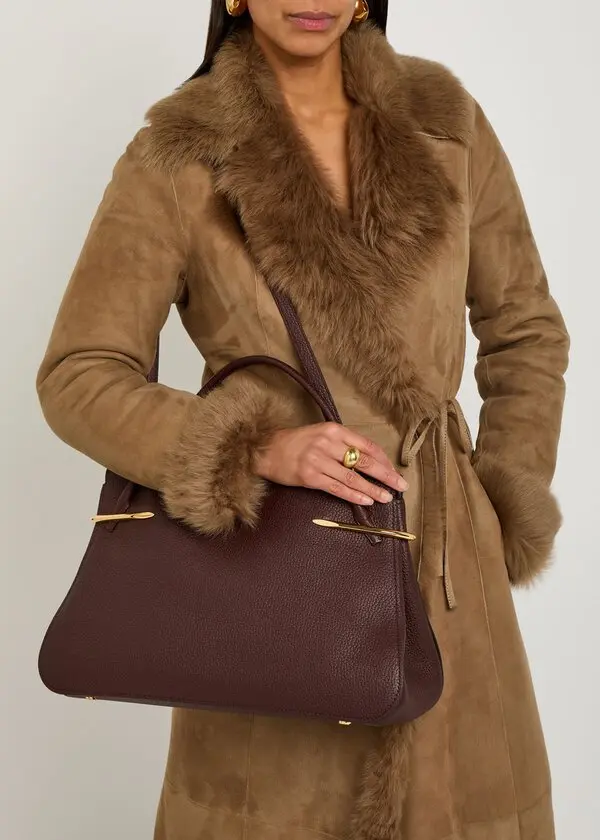 Givenchy Grained Leather Top Handle Bag