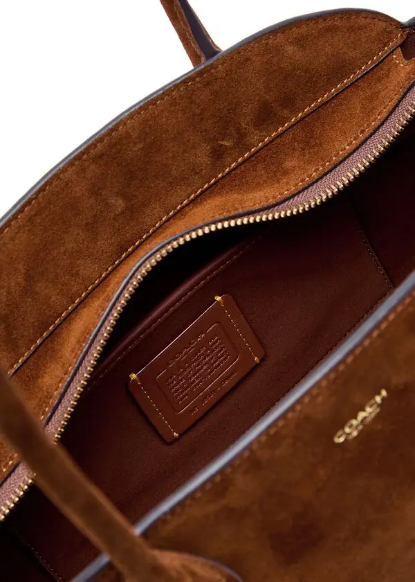 COACH Suede Shoulder Bag