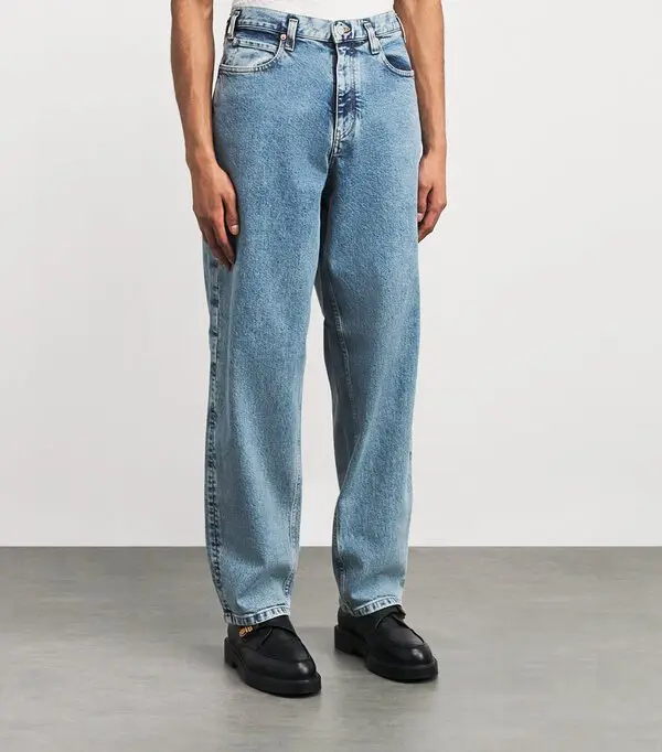Emporio Armani Icon Oval-leg Jeans - Blue