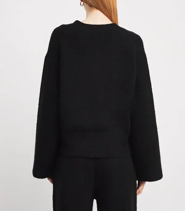 AERON Wool-blend Wrap Sweater