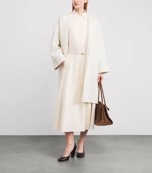 Agnona Tweed Overcoat