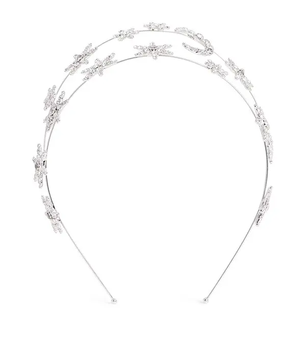 JENNIFER BEHR Crystal Celestina Tiara - Silver