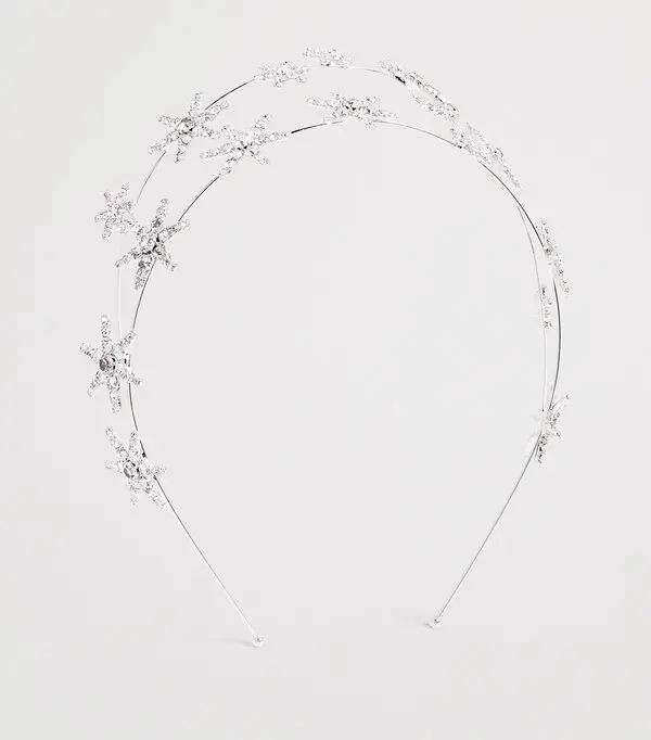 JENNIFER BEHR Crystal Celestina Tiara - Silver