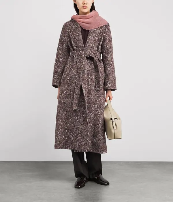 Colombo Cashmere-silk Plissé Scarf