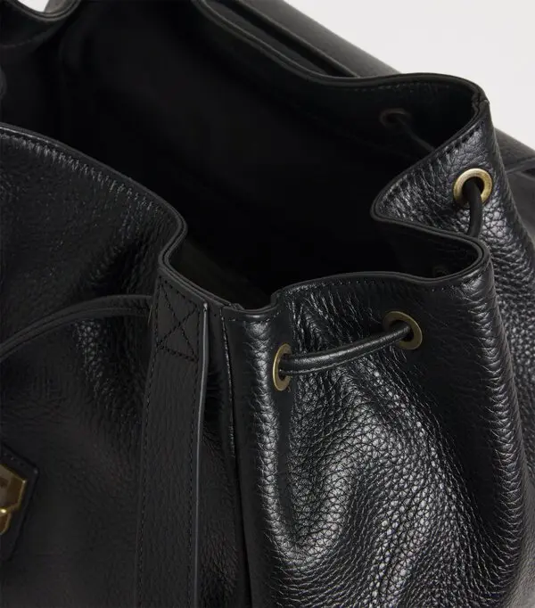 Emporio Armani Pebbled Leather Backpack
