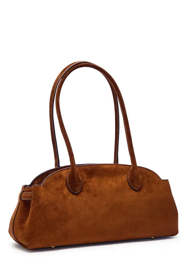 COACH Empire Suede Shoulder Bag