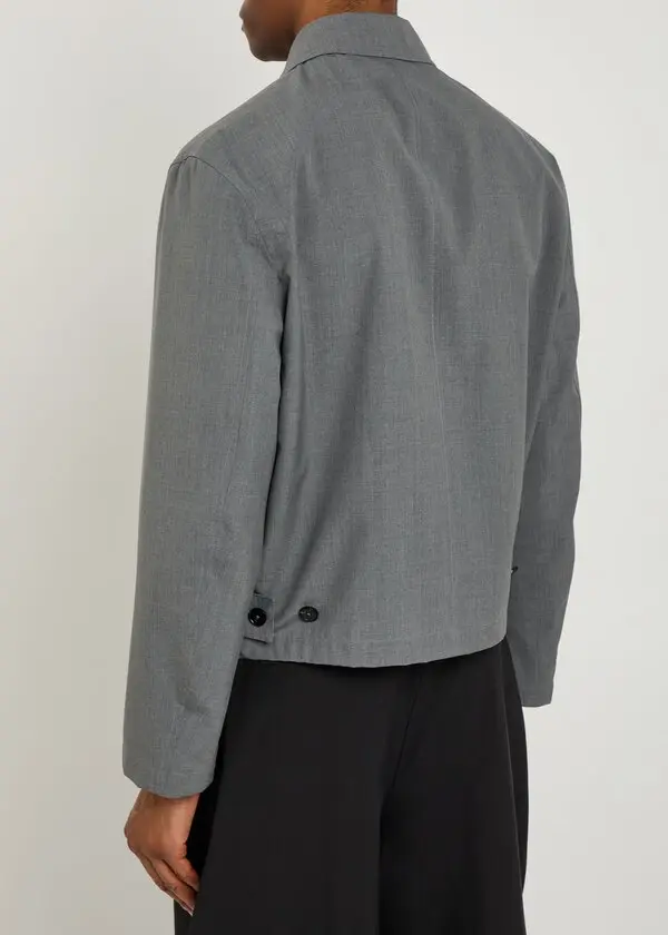JIL SANDER Wool Zip-up Jacket