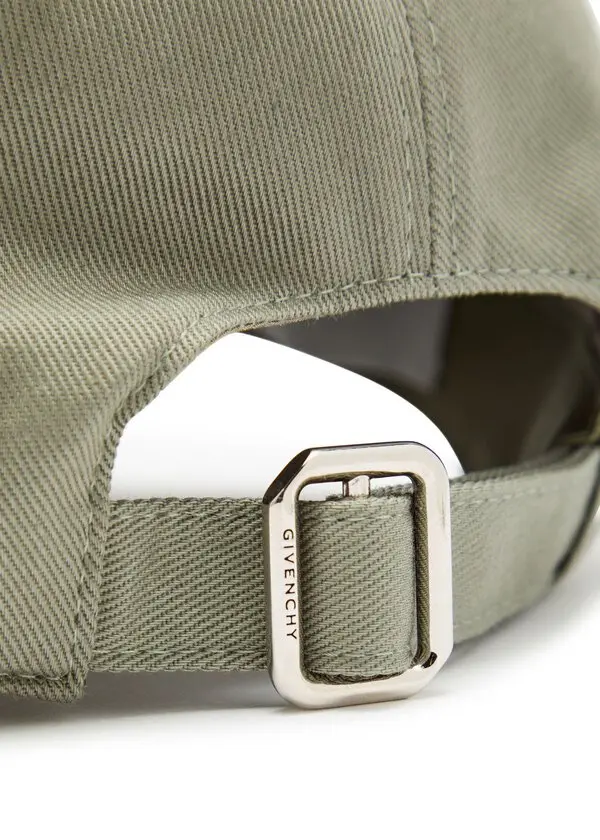 Givenchy Logo-embroidered Canvas Cap - Green