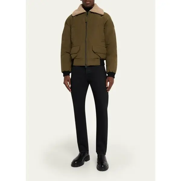 Canada Goose Chilliwack Down Bomber Jacket With Fleece-collar
