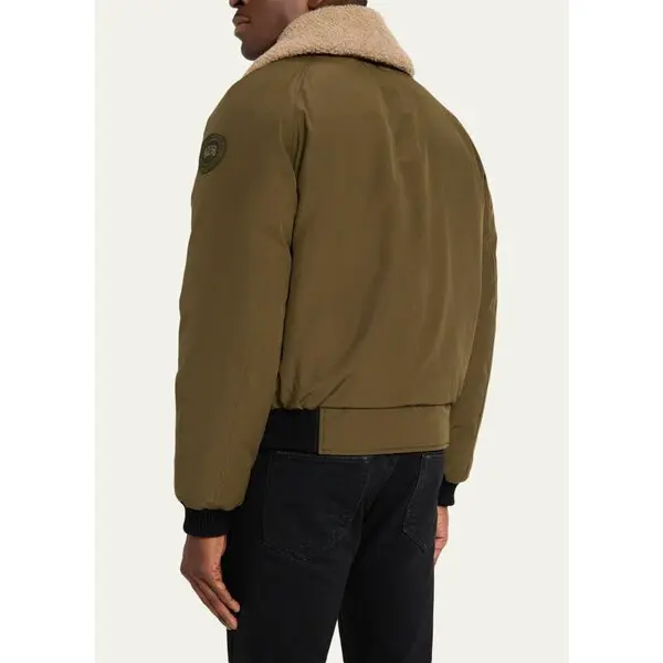 Canada Goose Chilliwack Down Bomber Jacket With Fleece-collar