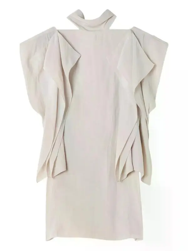 LANVIN Ruffled High-neck Blouse