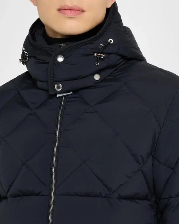 Moncler Cecauld Hooded Down Jacket - Navy