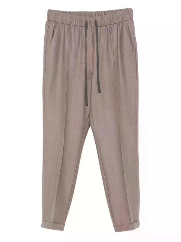 LE TRICOT PERUGIA Drawstring Trousers