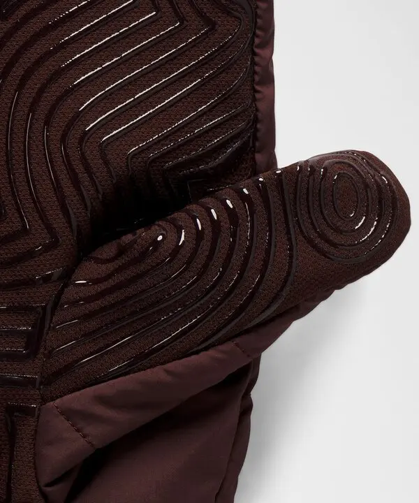 Lululemon Team Canada Wunder Puff Mittens - Black Garnet