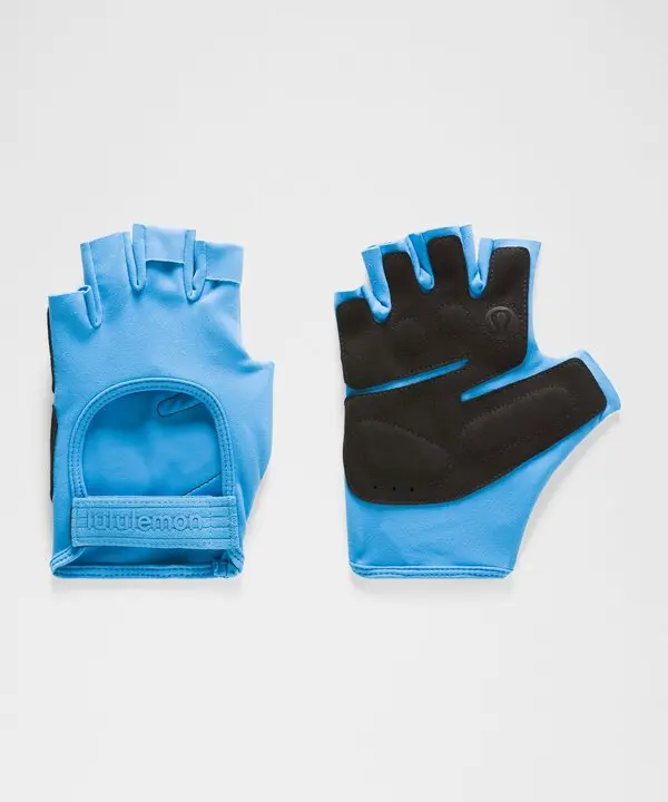 Lululemon Wunder Train Padded Gloves - Ocean Wave/black