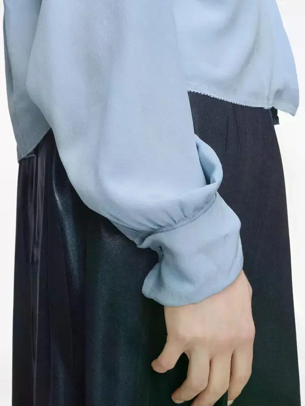 MAISON MARGIELA Long-sleeved Shirt With Pocket - Blue