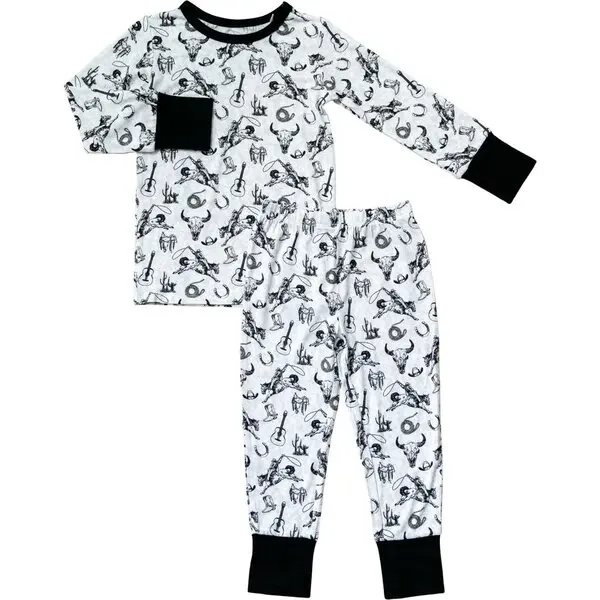 LAREE + CO Printed Long Sleeve Set - Black