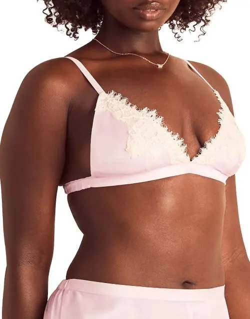 ADORE ME Vegan Unlined Bralette Bra - Light Pink