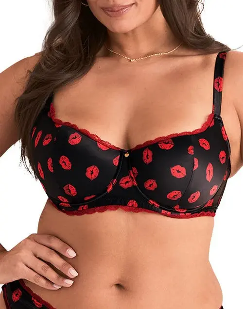 ADORE ME Elsie Contour Balconette Bra - Novelty Black