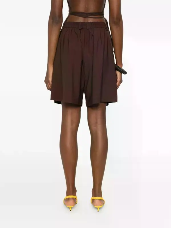 CORDERA Button Pleated Shorts