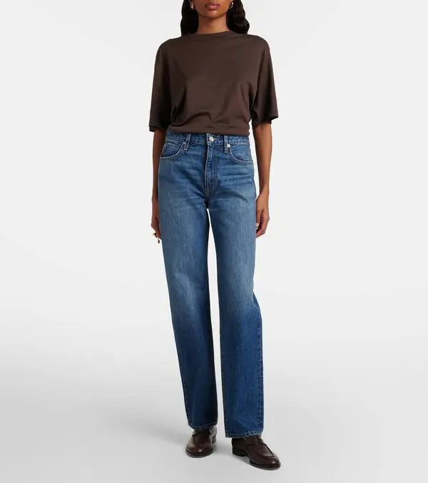 SLVRLAKE Kendra Faded Straight Jeans