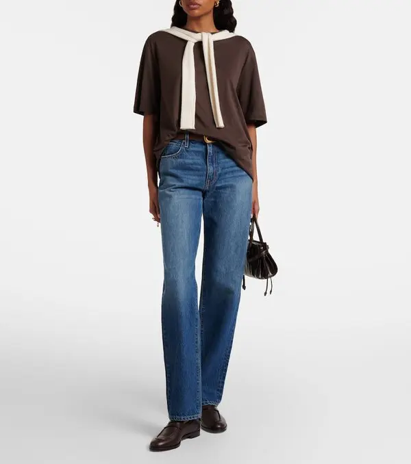 SLVRLAKE Kendra Faded Straight Jeans