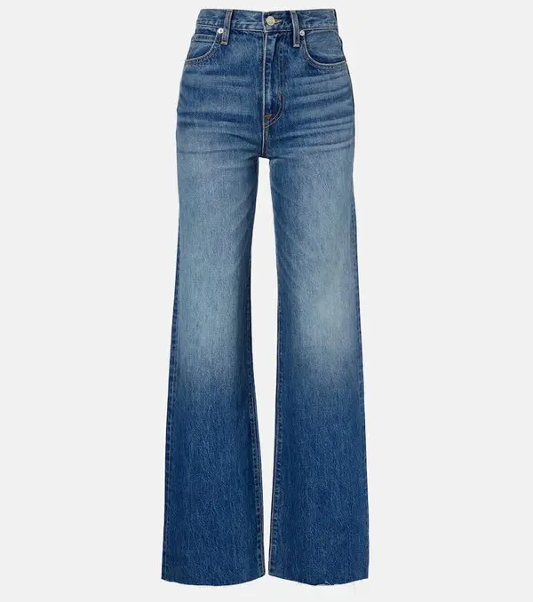 SLVRLAKE Grace Faded Wide-leg Jeans - Blue