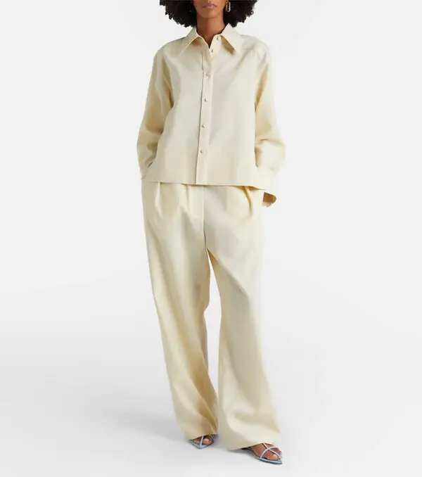 JIL SANDER Cage Leather Sandals