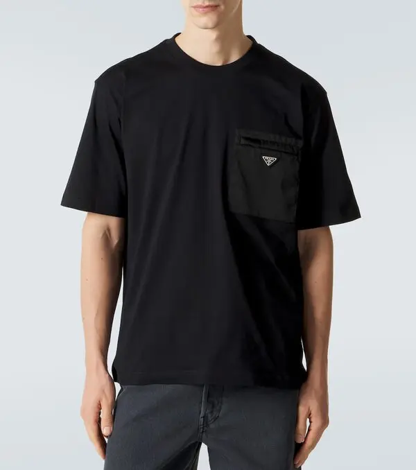 Prada Cotton Jersey T-shirt - Black