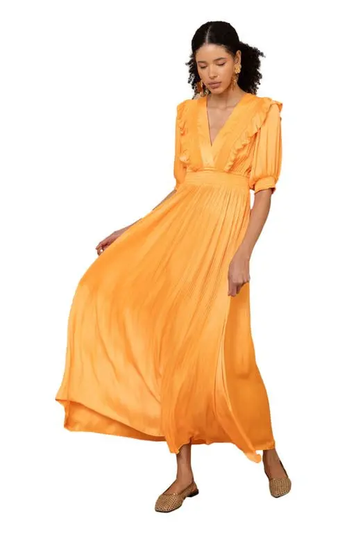 Hale Bob Lovisa Charmeuse Maxi Dress