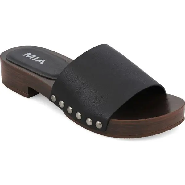 Mia Lanell Slide Sandal - Black