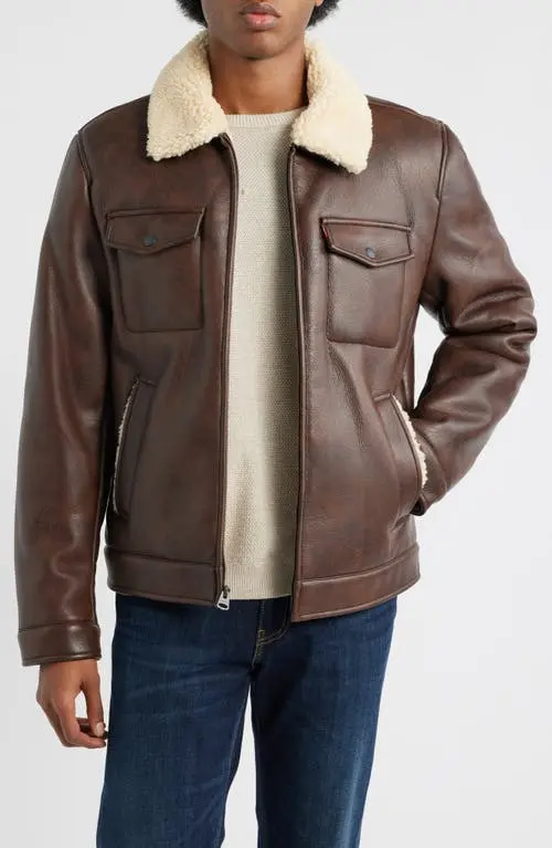 LEVI'S Faux Shearling Lined Trucker Jacket