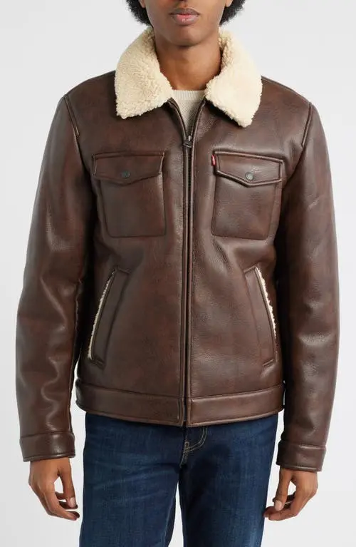 LEVI'S Faux Shearling Lined Trucker Jacket