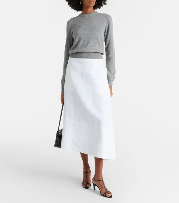 JIL SANDER Virgin Wool Crewneck Sweater