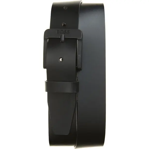 BOSS Jemio Leather Belt - Black