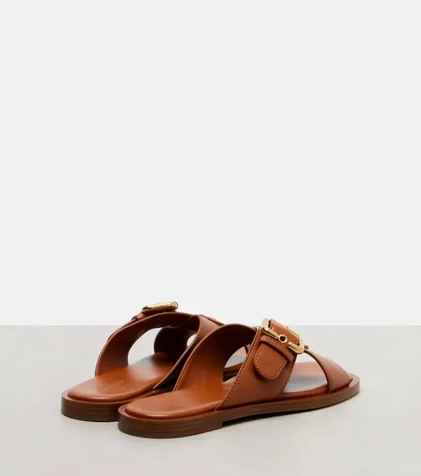 Chloé Leather Slides